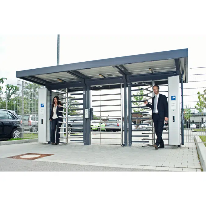 BIM objects - Free download! Full Height Turnstile Kentaur FTS-E01 ...
