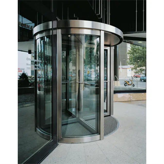 BIM objects - Free download! Revolving Door KTV 4 Night Shield Internal ...