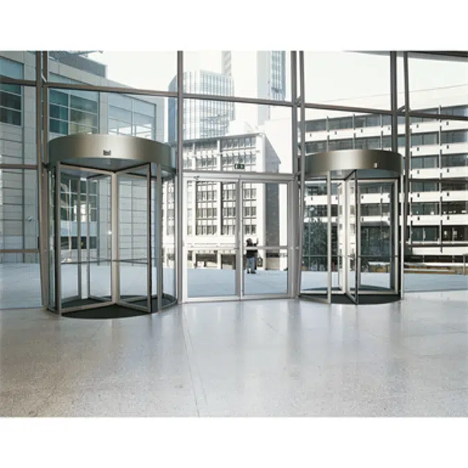 BIM objects - Free download! Revolving Door KTV 4 Night Shield Internal ...