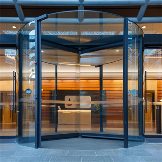 BIM objects - Free download! Revolving Door, Atrium Plus Automatic ...