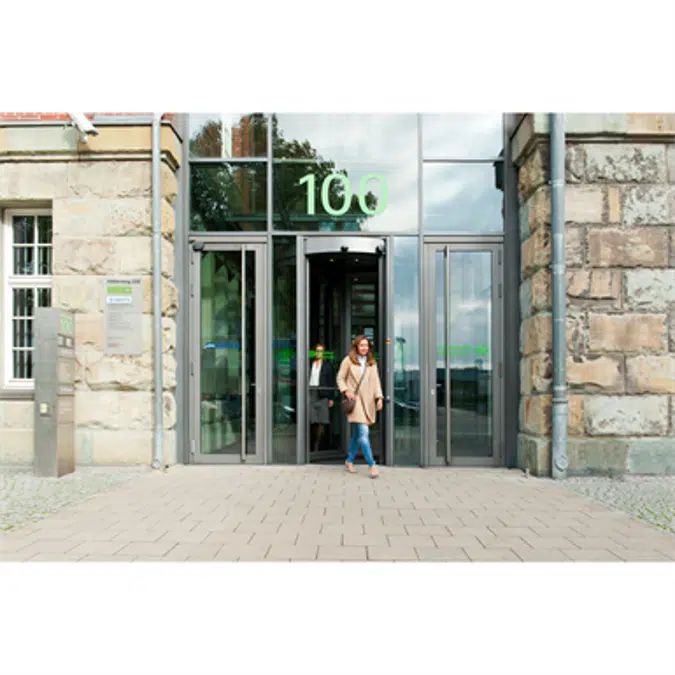 BIM objects - Free download! Revolving Door, KTV III 4-Wing Night ...