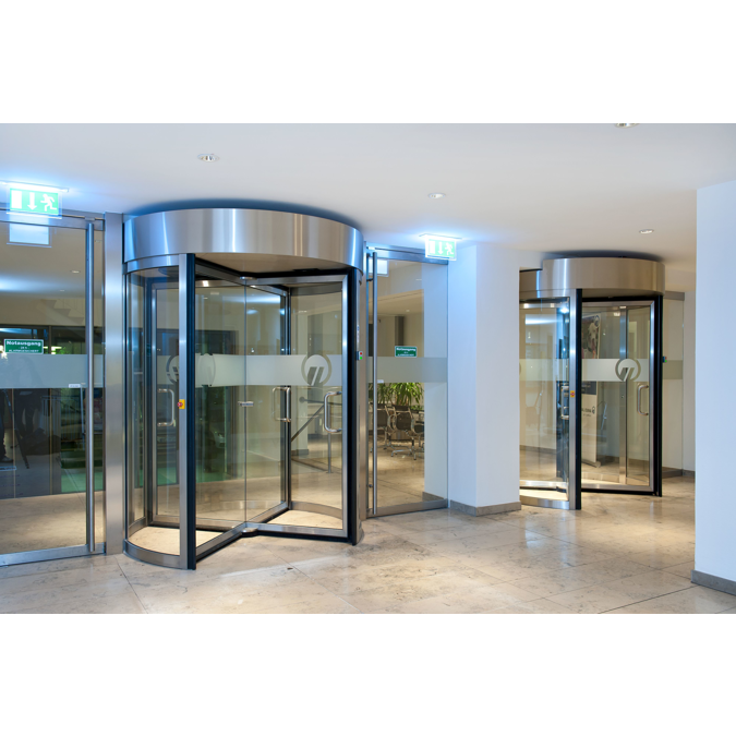 Objetos BIM - ¡Descarga gratis! Security Revolving Door Geryon SRD-E01 ...