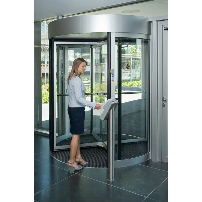 Objetos BIM - ¡Descarga gratis! Security Revolving Door Geryon SRD-E01 ...