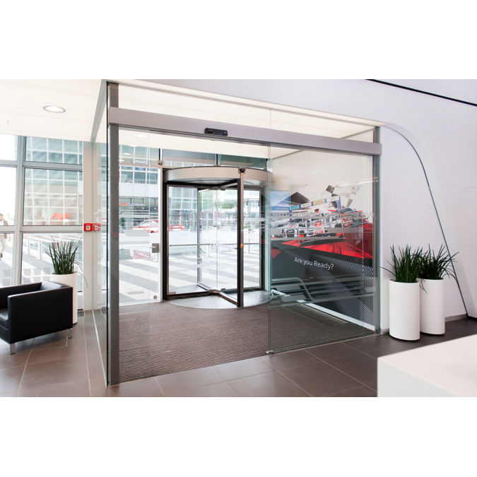 BIM objects - Free download! Security Revolving Door Geryon SRD-E01 ...
