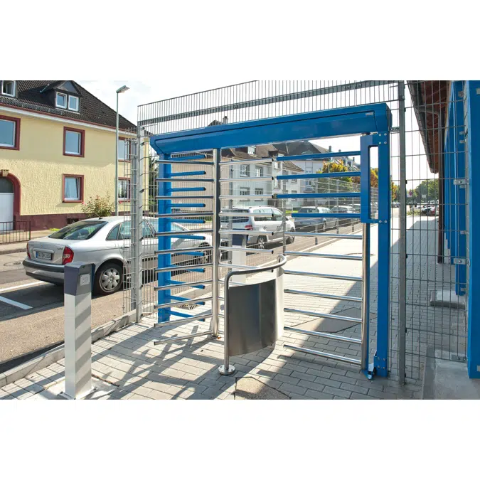 BIM objects - Free download! Full Height Pedestrian Security Gate ...
