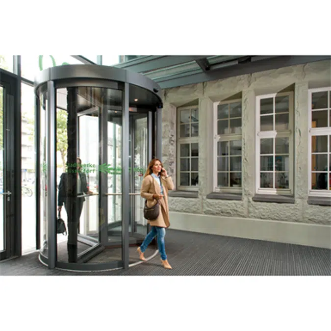 Objetos BIM - ¡Descarga gratis! Revolving Door KTV-3 Night Shield ...