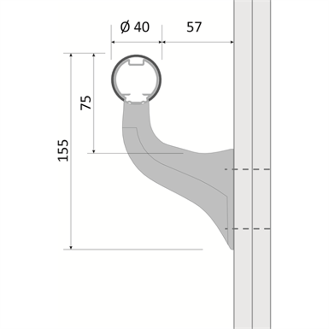 BIM objects - Free download! Light handrails / HL.40 | BIMobject