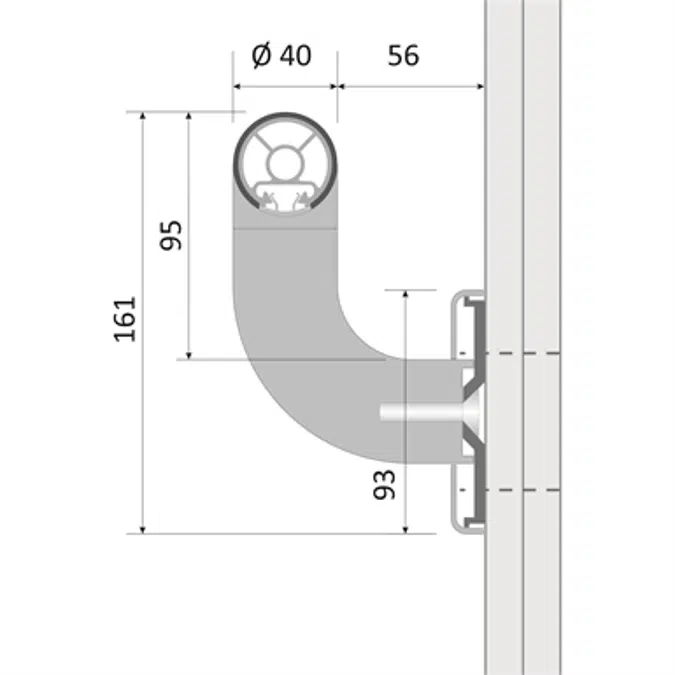 BIM objects - Free download! Handrail / H.40 | BIMobject