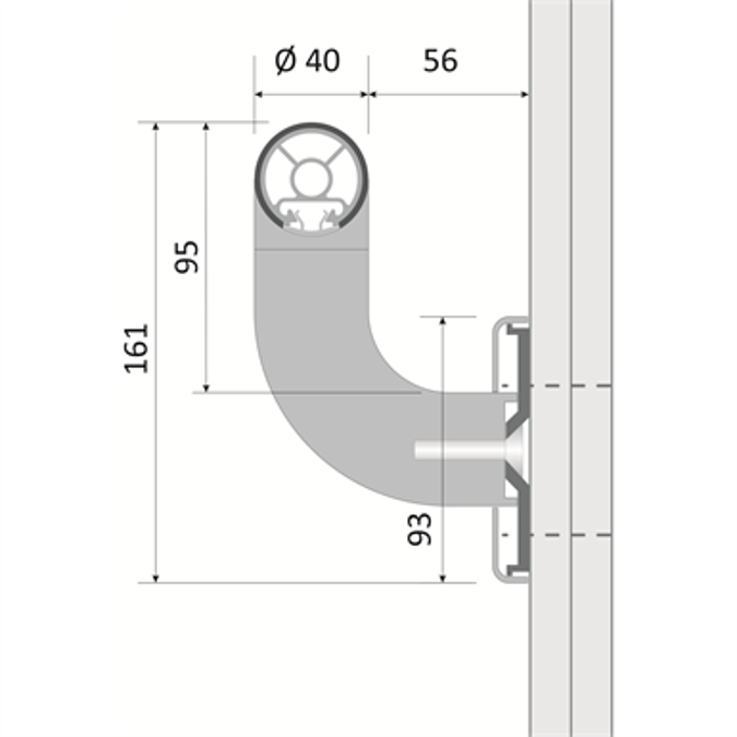 BIM objects - Free download! Handrail / H.40 | BIMobject