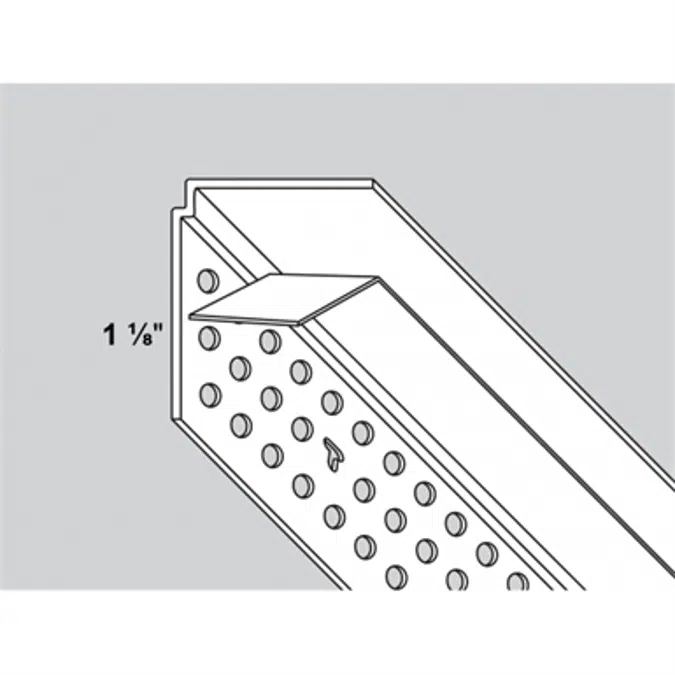 BIM objects - Free download! Mud On Ceiling Bead | BIMobject
