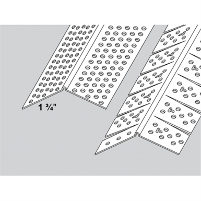 BIM objects - Free download! Jumbo Splayed Corner Bead & Double Archway ...