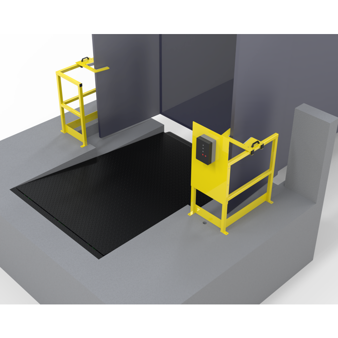 BIM-objekter – gratis download! Safety Fences Stepped Dock | BIMobject