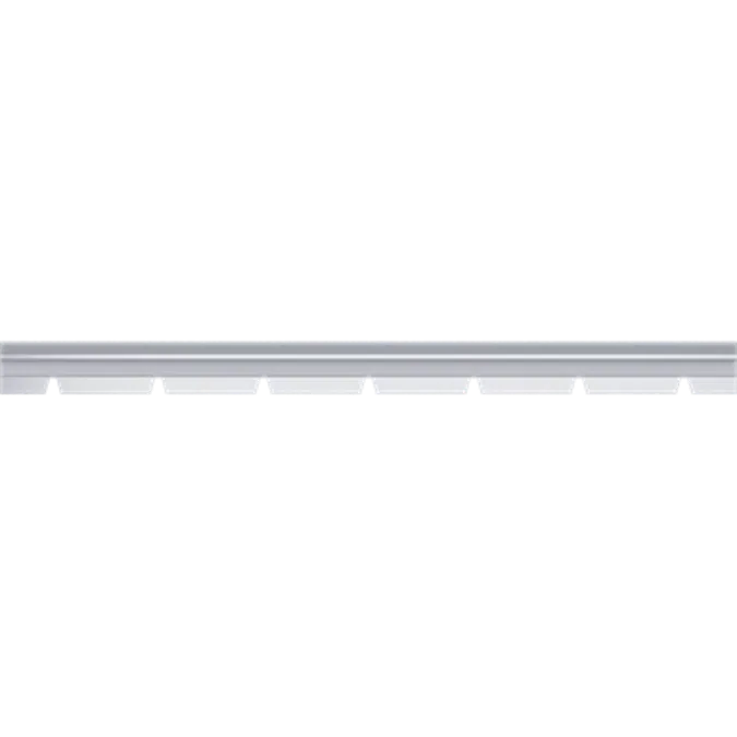 BIM objects - Free download! Double ridge with flange DP2 model 40 ...