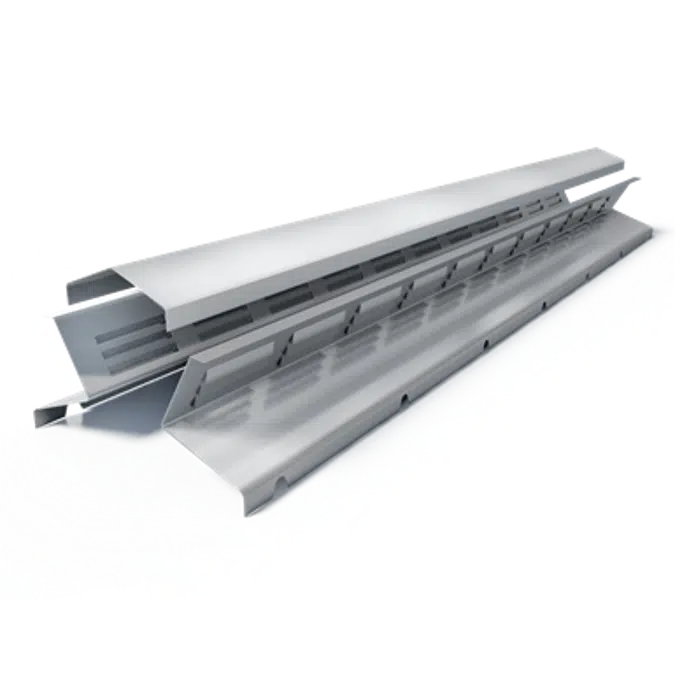 BIM objects - Free download! Double ridge with airing in 3 pieces FSV2 ...