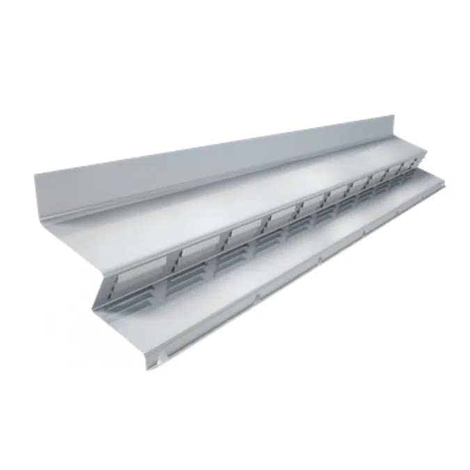 BIM objects - Free download! Ridge against wall with airing FMV3 model ...