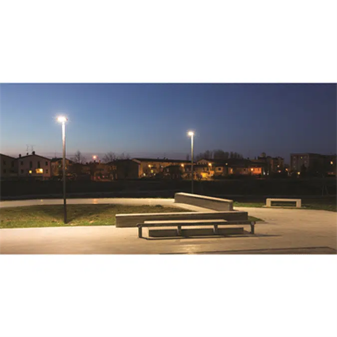 BIM objects - Free download! TARSIUS Pole single light | BIMobject
