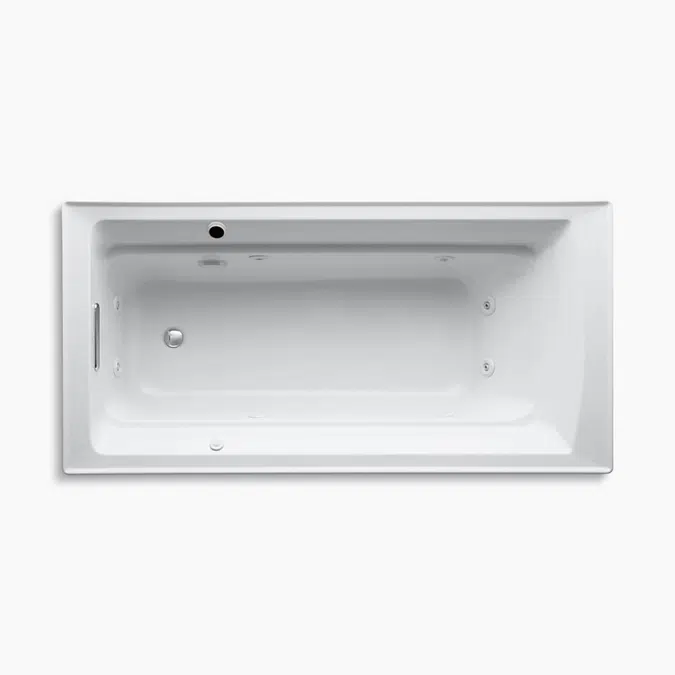 BIM objects - Free download! Archer® 72" x 36" drop-in whirlpool bath ...