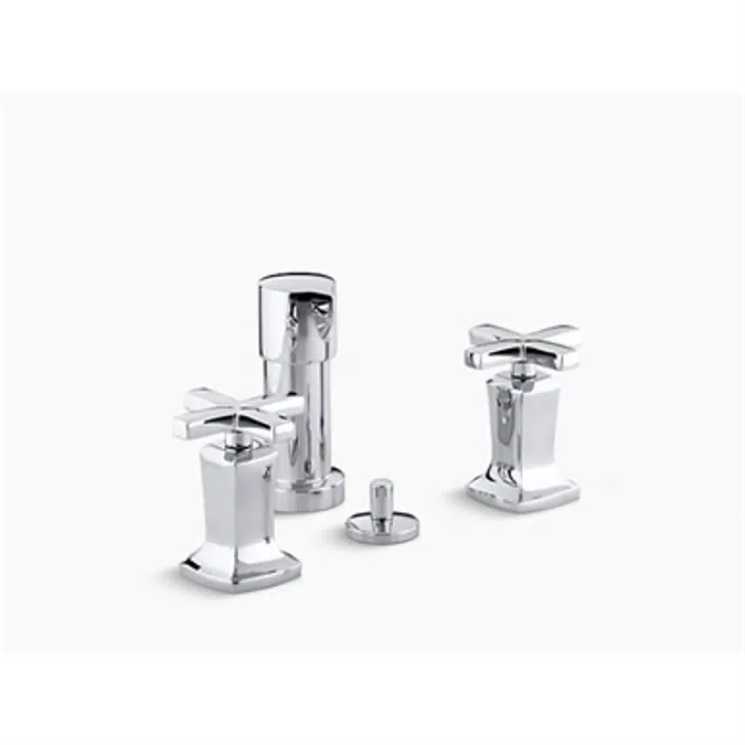 BIM objects - Free download! K-16238-3 Margaux® Vertical spray bidet ...