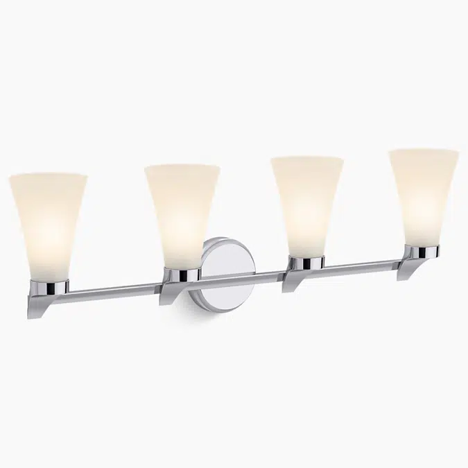BIM objects - Free download! Simplice™ Four-light sconce | BIMobject