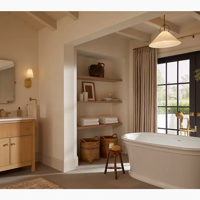 BIM objects - Free download! Castia™ by Studio McGee Floor-mount bath ...