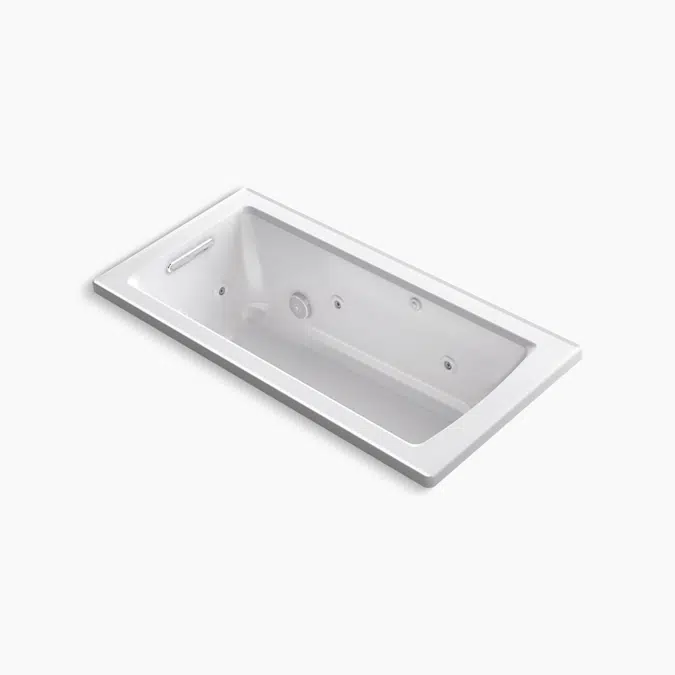 BIM objects - Free download! Archer® 60" x 30" drop-in whirlpool bath ...