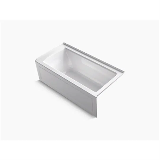 BIM objects - Free download! K-1946-RAW Archer® 60" x 30" alcove bath ...