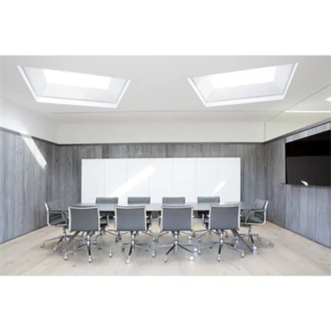 BIM objects - Free download! CVP flat roof window for ventilation ...