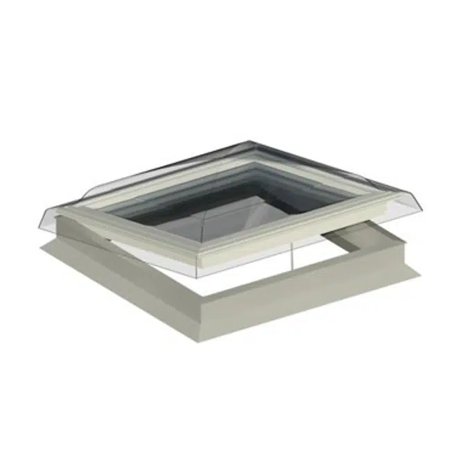 BIM objects - Free download! CVP flat roof window for ventilation ...