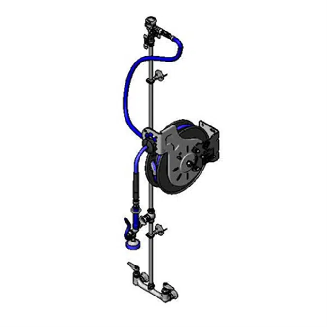 BIM objects - Free download! B-1433-01 Hose Reel Assembly, Open 35 ...