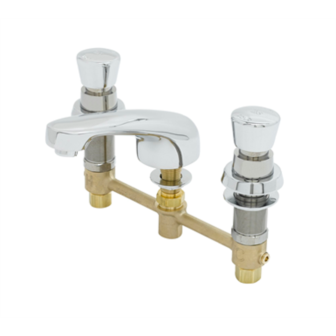 BIM objects - Free download! B-2991 Lavatory Faucet, Push Button Self ...