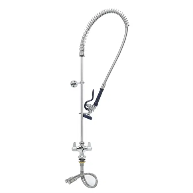 BIM objects - Free download! EU-2DP00 Pre-Rinse, Single Hole Deck Mount ...