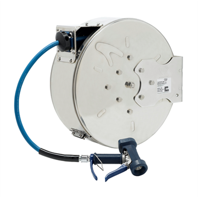 BIM objects - Free download! B-7142-C05 Hose Reel, Enclosed, Stainless ...