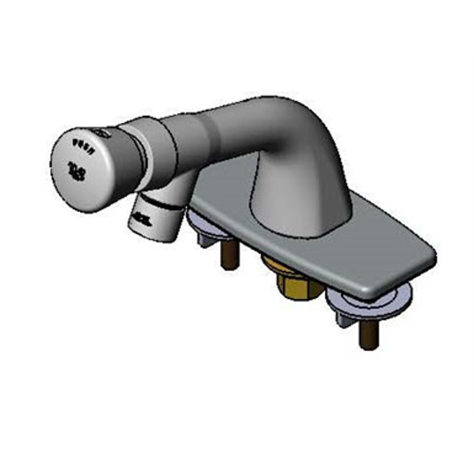 BIM objects - Free download! B-0805-VR-VF05 Metering Faucet, Single ...