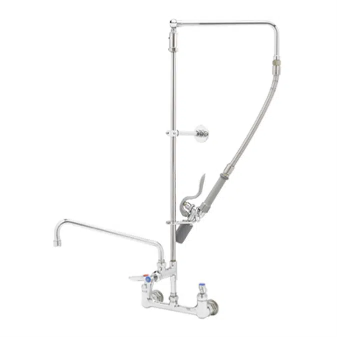 BIM objects - Free download! B-0131-12-CRBJK Pre-Rinse, Overhead Swivel ...