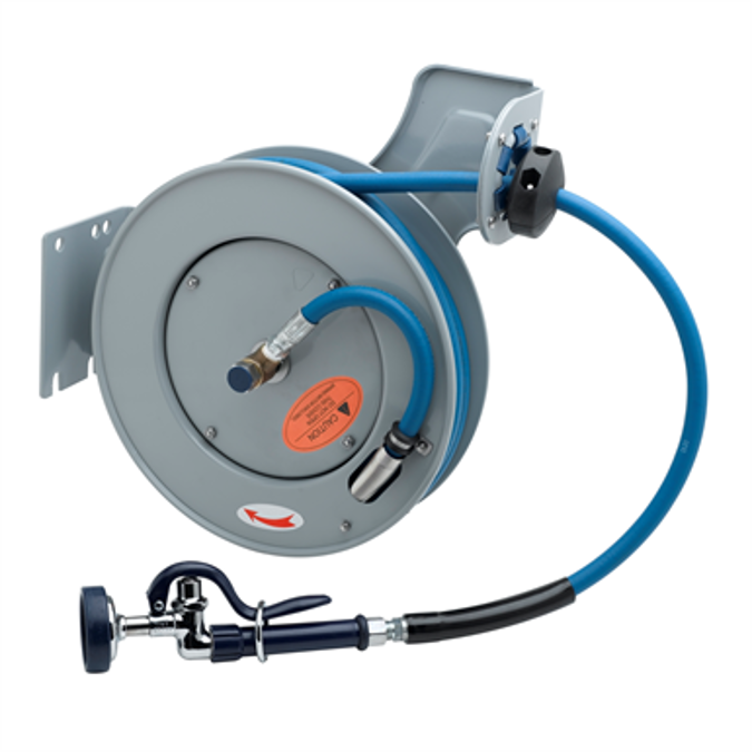 Objetos BIM - ¡Descarga gratis! B-7232-01 Hose Reel, Open, Epoxy Coated ...