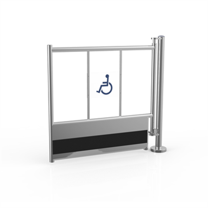 BIM objects - Free download! CFG Pedestrian Gate | BIMobject