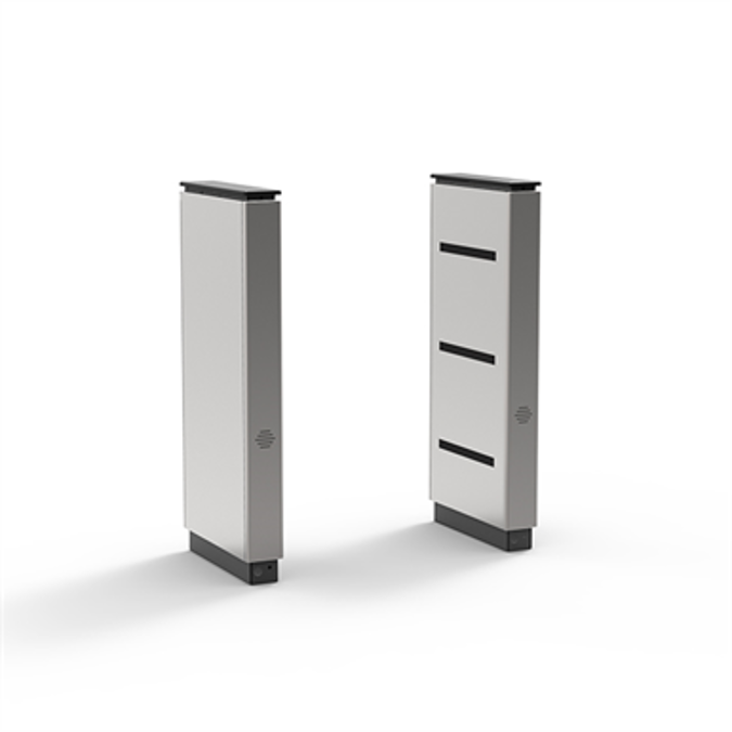 BIM objects - Free download! SU2000 Barrier-Free Optical Turnstile ...