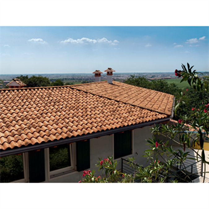BIM objects - Free download! Roof system for clay tile Coppo Domus ...