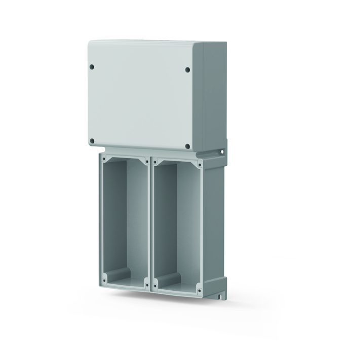 Objetos BIM - ¡Descarga gratis! Double base 16/32A with junction box ...