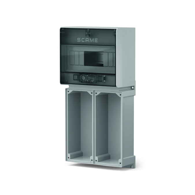 BIM objects - Free download! Double base 16/32A with consumer unit ...