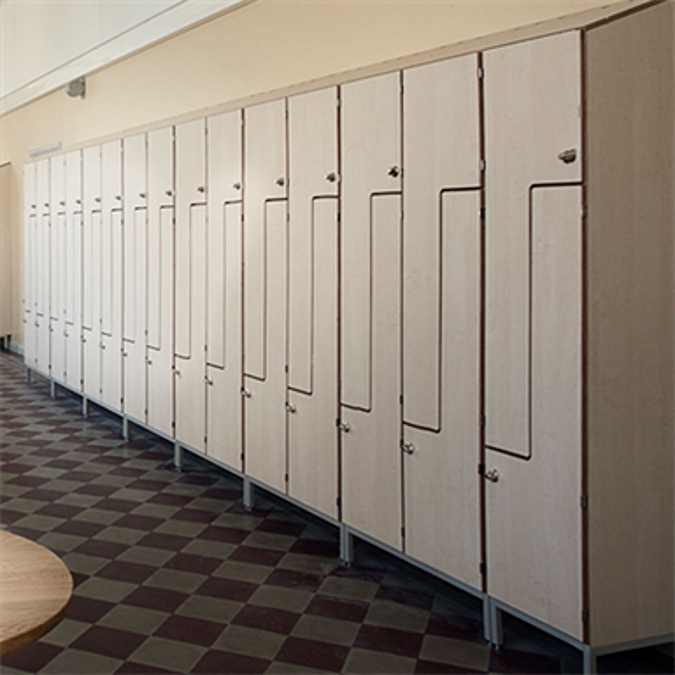 BIM objects - Free download! Staff locker | BIMobject