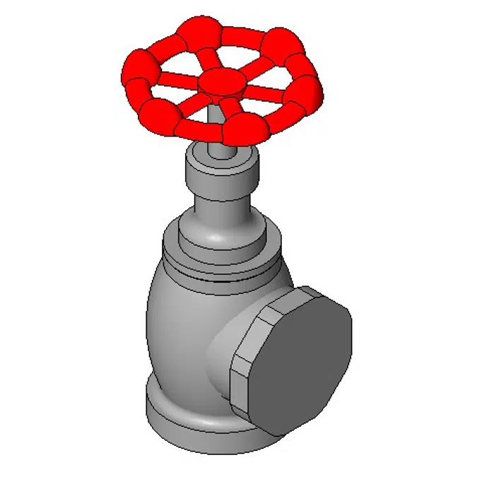 BIM objects - Free download! BIMobject TH x Thai Obayashi_Angle Valve ...