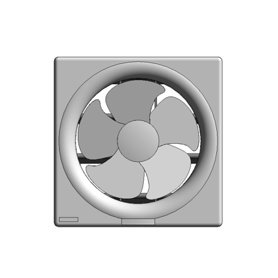 Ceiling Mounted Exhaust Fan Revit Family | Shelly Lighting