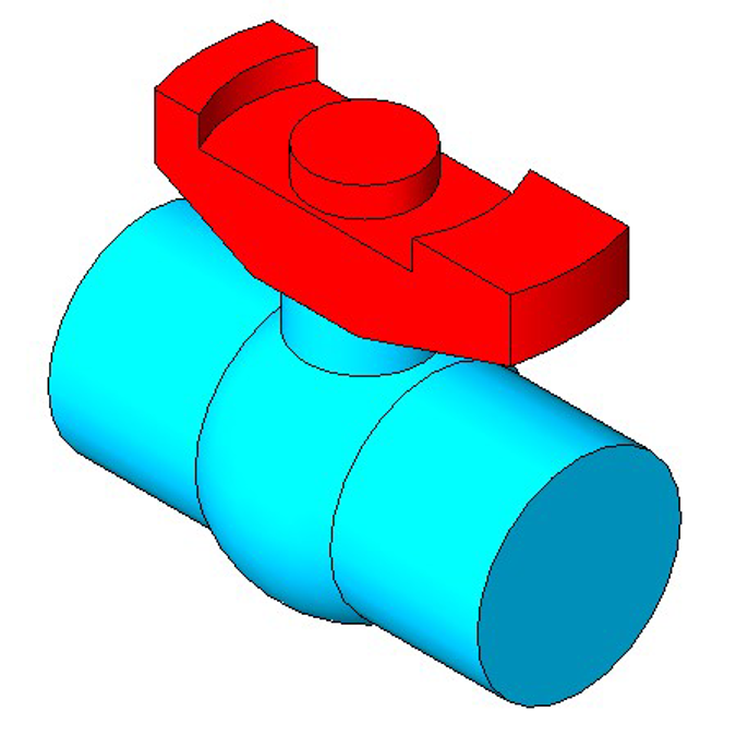 BIM objects - Free download! BIMobject TH x Thai Obayashi_Ball Valve ...