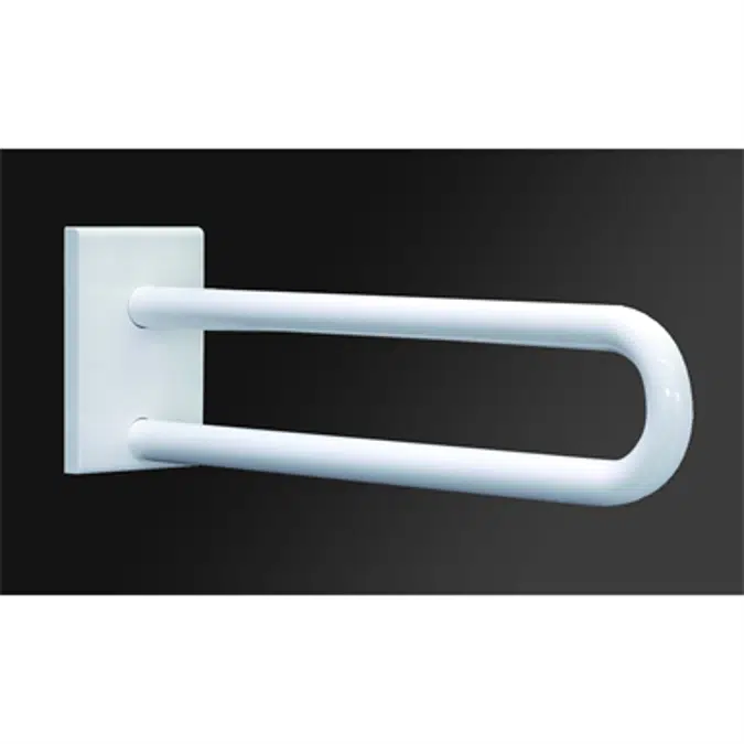 Objetos BIM - ¡Descarga gratis! Nylon Care Wall support rail L = 600 ...