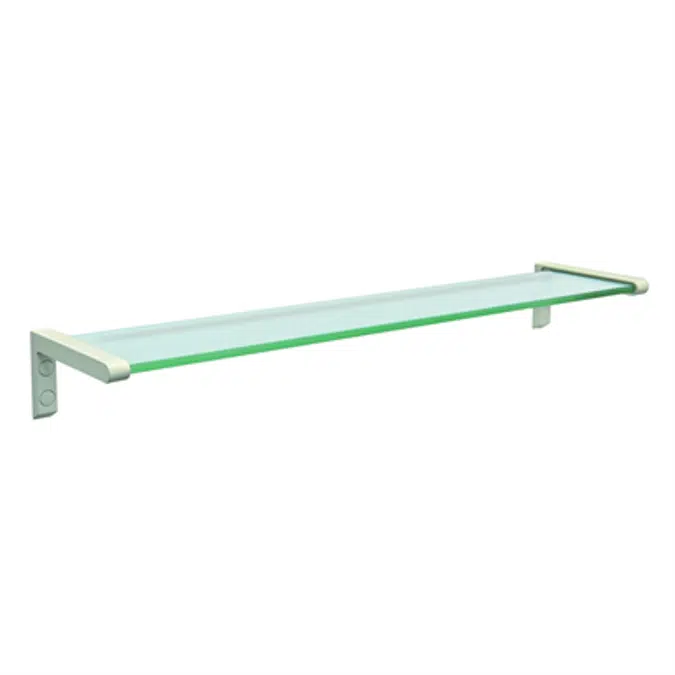 BIM objects - Free download! Cavere Bathroom glass shelf 650x150 ...