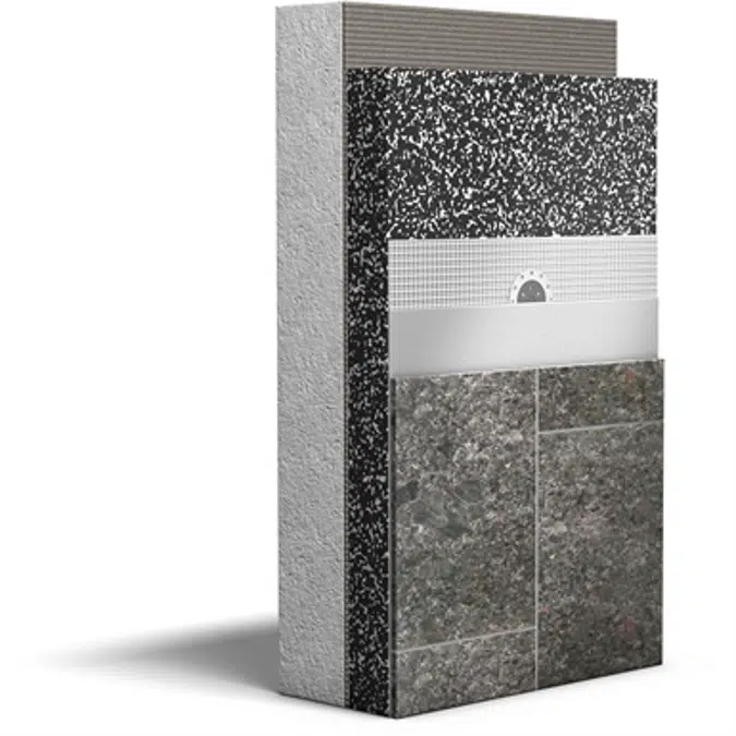 BIM objects - Free download! ETICS: collection / EPS / Stone | BIMobject