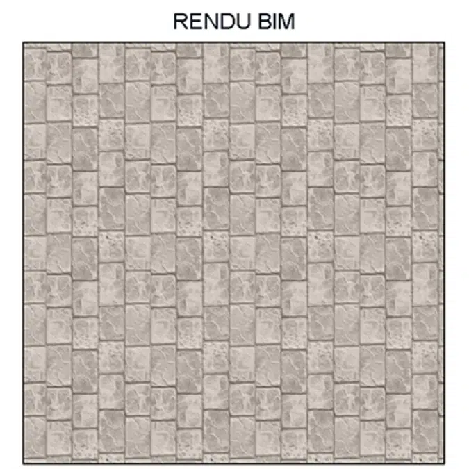 Objets BIM et CAO - Béton décoratif - Béton imprimé - Stamped concrete ...