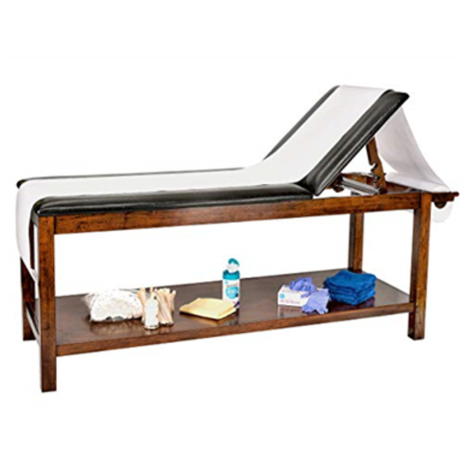 BIM objects - Free download! AdirMed Mahogany Wooden Exam Table | BIMobject
