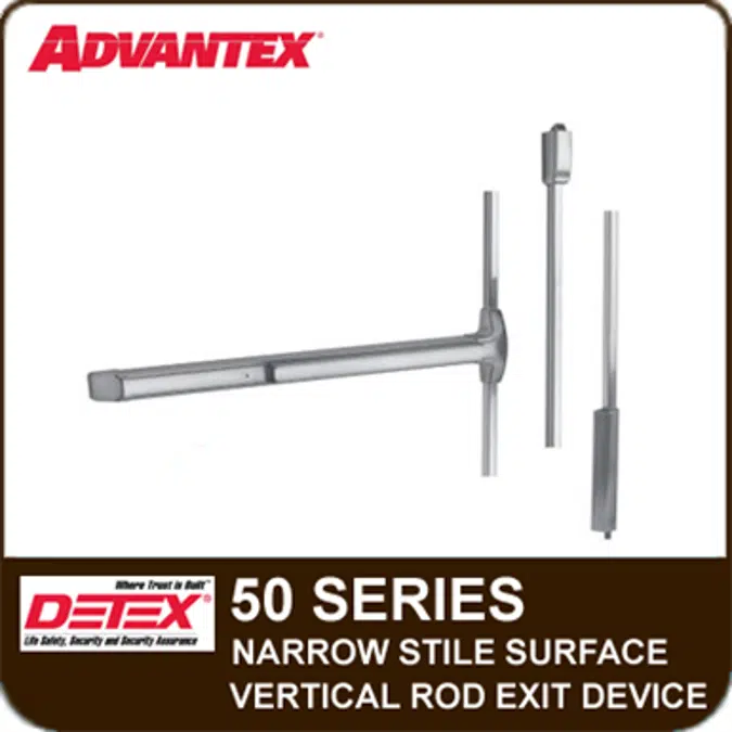 BIM objects - Free download! Advantex® 50 Series Narrow Stile Surface ...